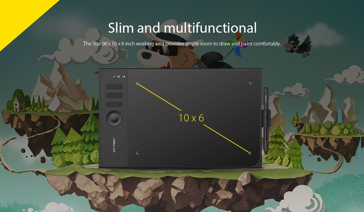 Star 06 Wireless drawing Pad tablet | XP-Pen Singapore official store