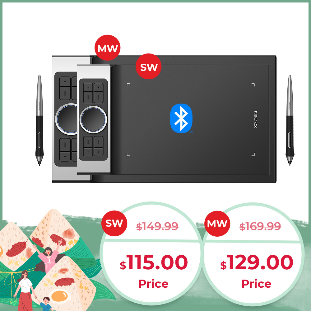 Deco Pro SW/MW Bluetooth professional art tablet | XP-Pen Singapore ...